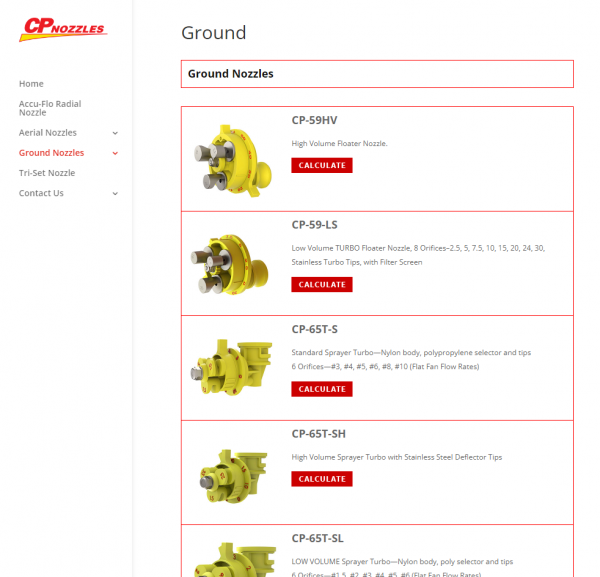 CP Ground Nozzles - CP Nozzles